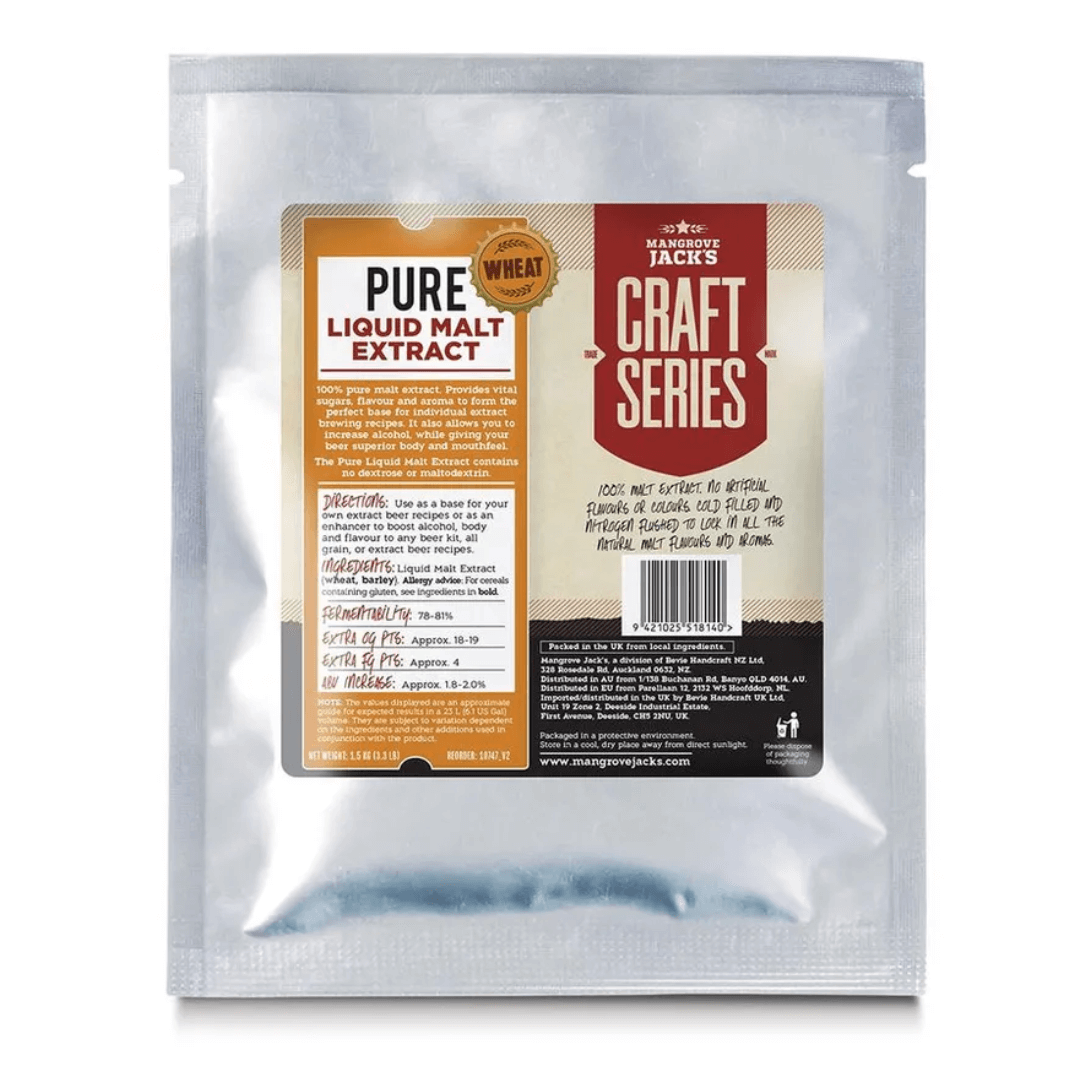 Pure Unhopped Liquid Malt Extract Wheat 1.5kg | The Brew Shed