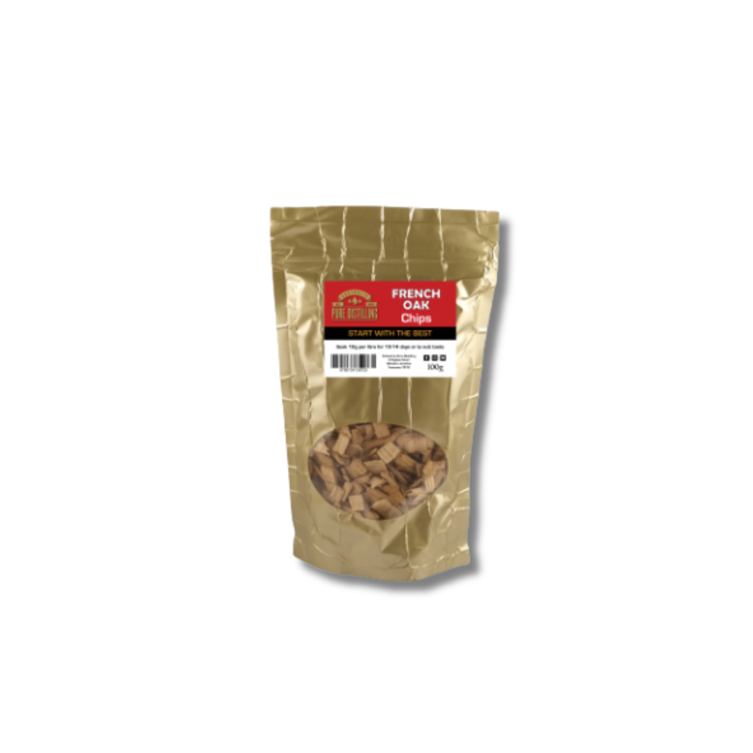Pure Distilling French Toasted Oak Chips - 100g | The Brew Shed Brewing ...