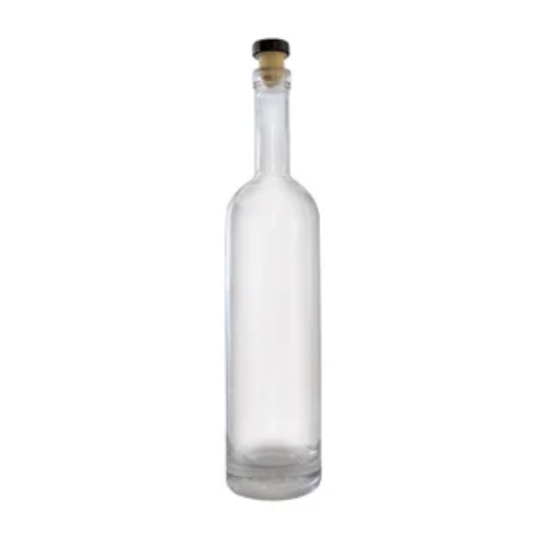 Slim Glass Spirit Bottle 750ml | The Brew Shed Home Brewing Supplies
