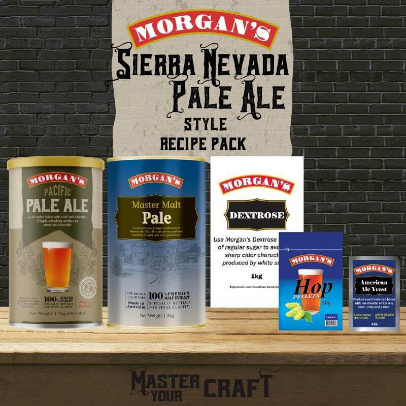 Morgans Recipe Pack Sierra Nevada Style | The BRew Shed Clone Beer Kit